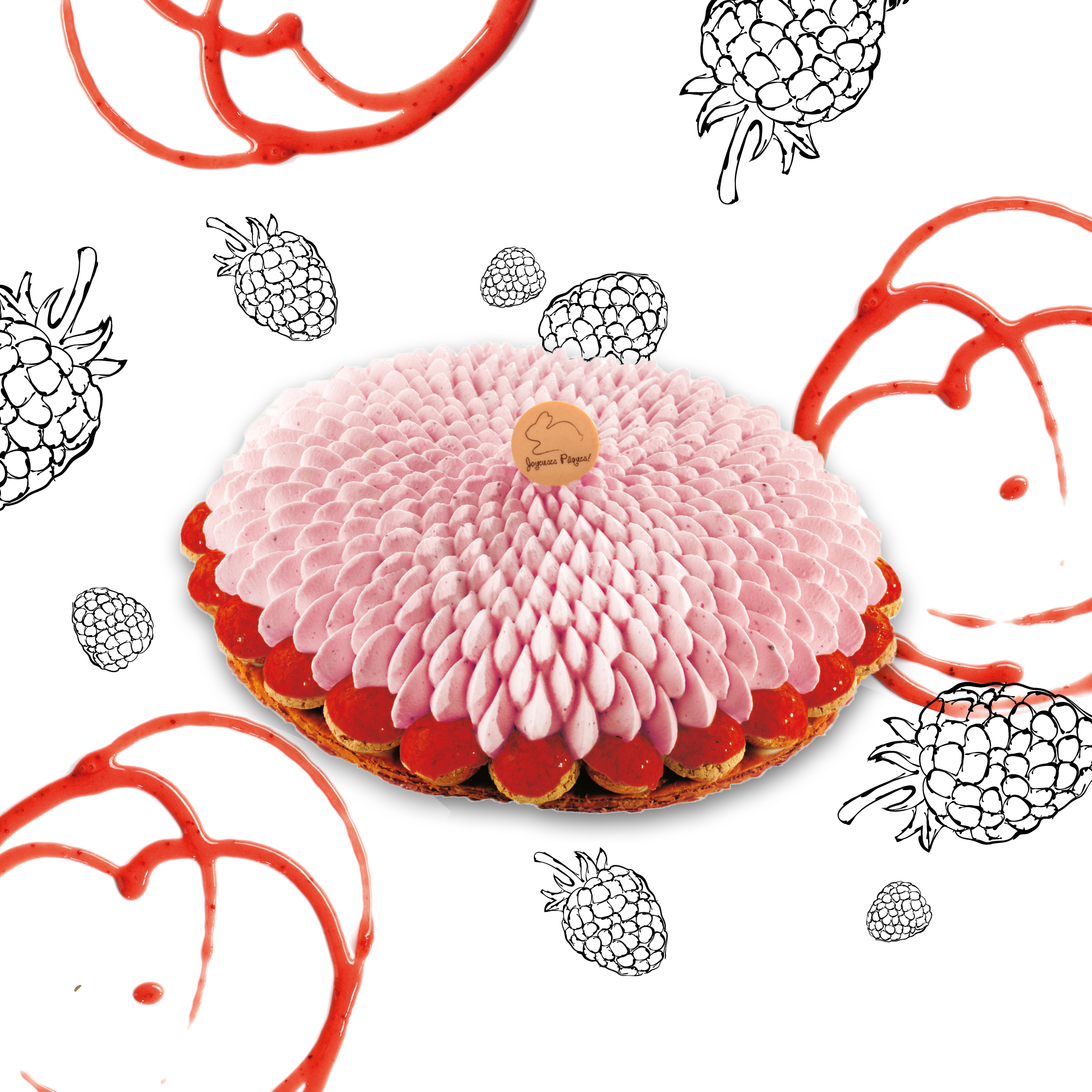 Saint Honoré Erdbeere Riquette PCB Création - Bevanar&Dorga SA